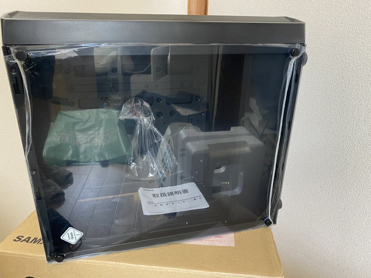 Yahoo!オークション - sama ATXケース パソコン 黒鴉