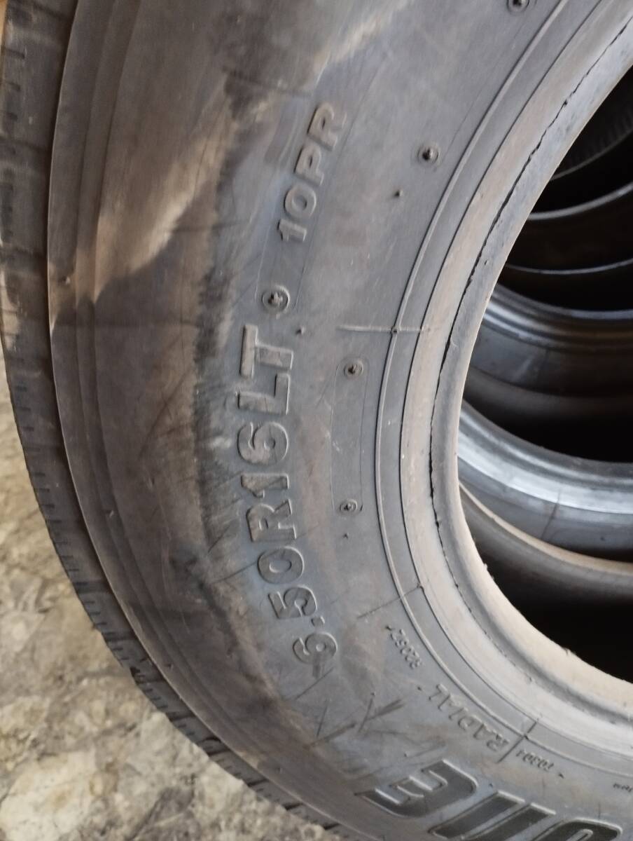 Yahoo!オークション - 6.50R16 LT 10PR V-STEEL LUG ダンプ 縦溝 リブ...