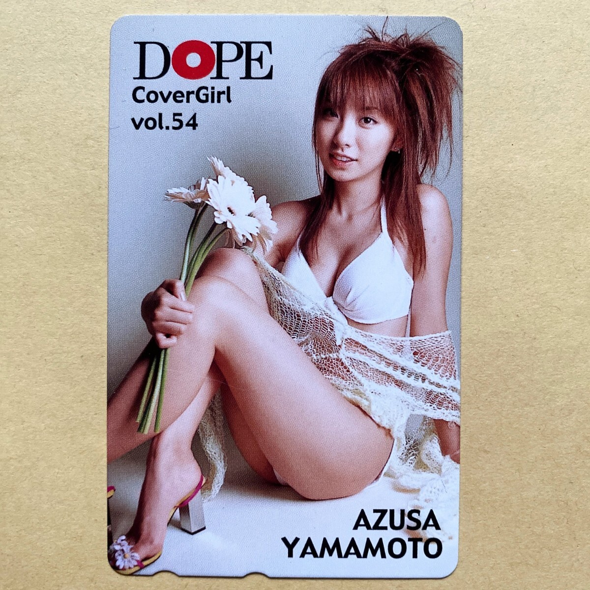 Yahoo!オークション - 【未使用】 テレカ 50度 山本梓 DOPE