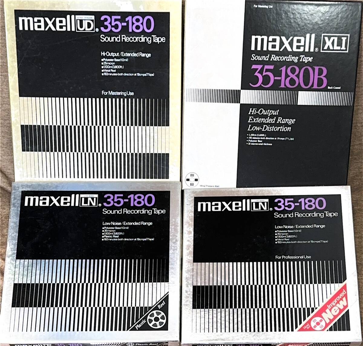 Yahoo!オークション - maxell 10号オープンリールテープ4本