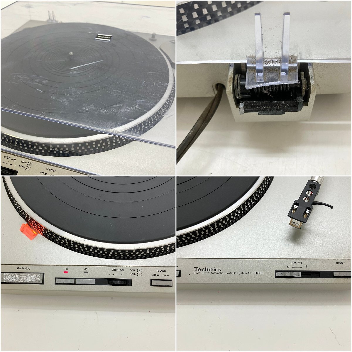 Yahoo!オークション - 【ジャンク品】Technics テクニクス SL-D303 ダ...