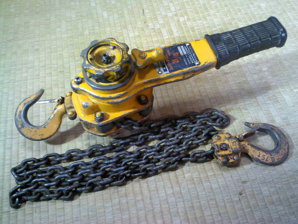 Yahoo!オークション - KITOレバーブロック3/4t