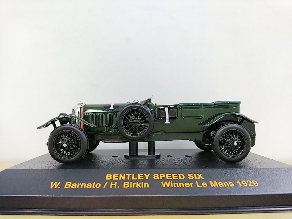 日本代購代標第一品牌【樂淘letao】－ ixoイクソ 1/43 LMC020 BENTLEY SPEED 6 #1 WINNER LE MANS 1929 グリーン ベントレー レーシング ...