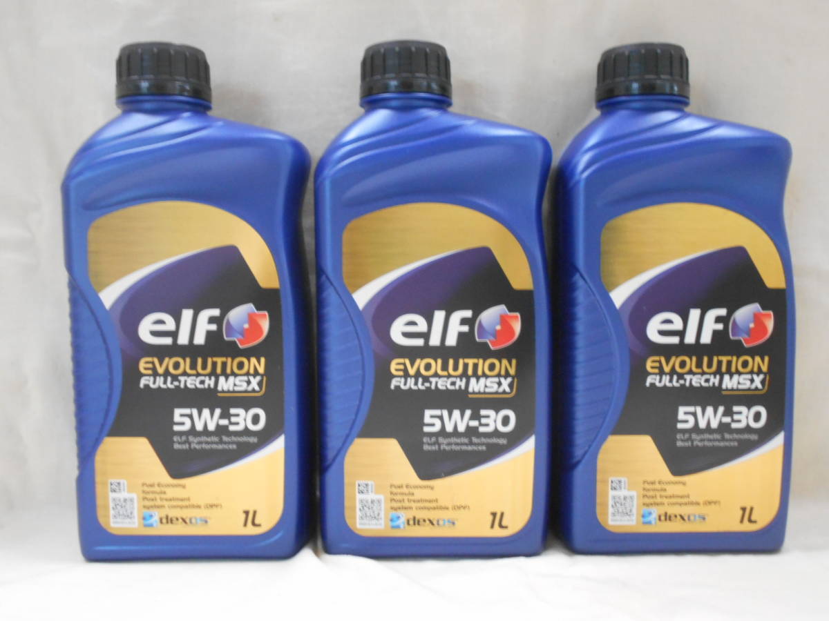 Yahoo!オークション - elf エルフ EVO FULL-TECH MSX 5W30 3Lセット
