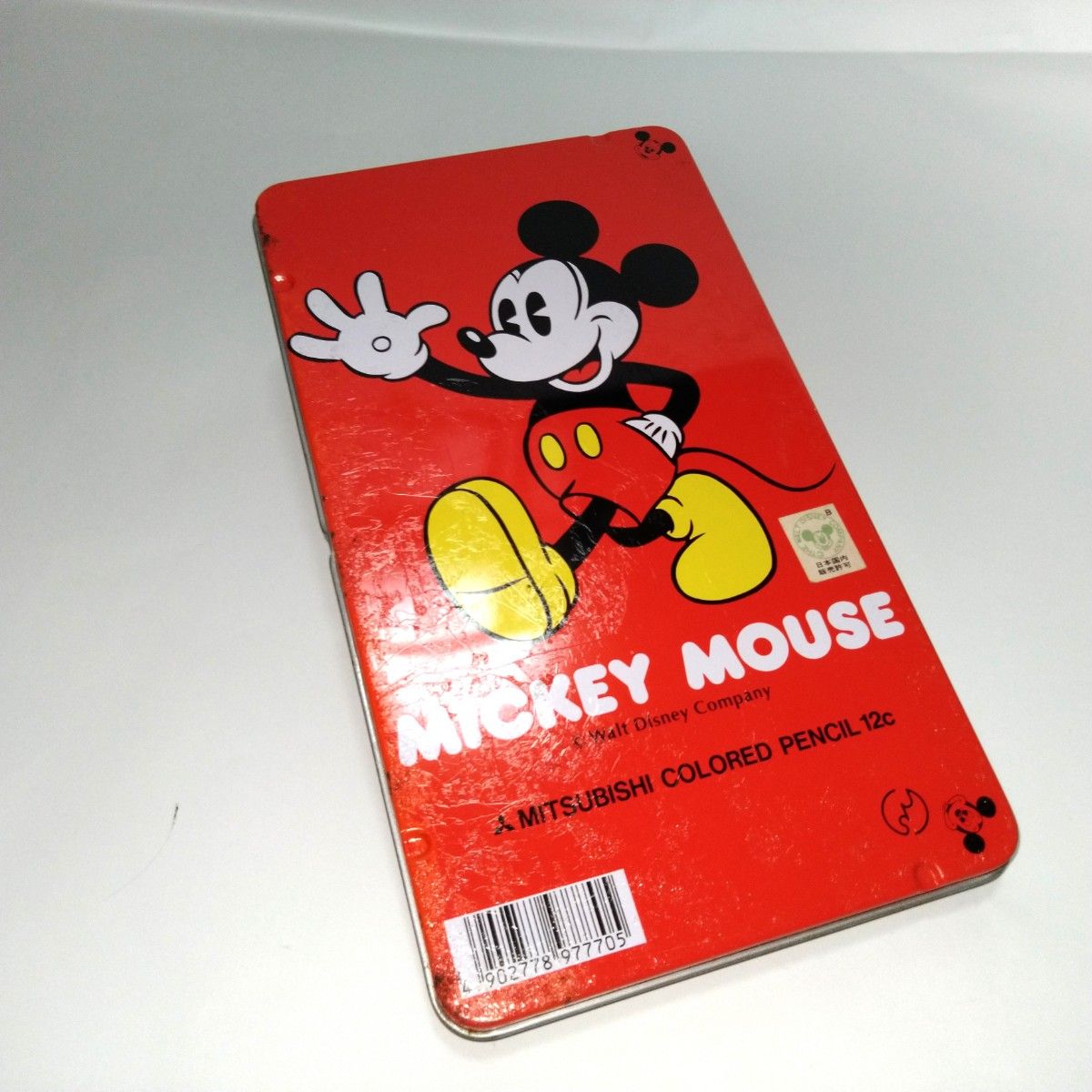 ミッキーマウス 三菱鉛筆 ディズニー 昭和レトロ 色鉛筆 12色 ミッキーマウス 三菱鉛筆 ディズニー 昭和レトロ 色鉛筆 12色