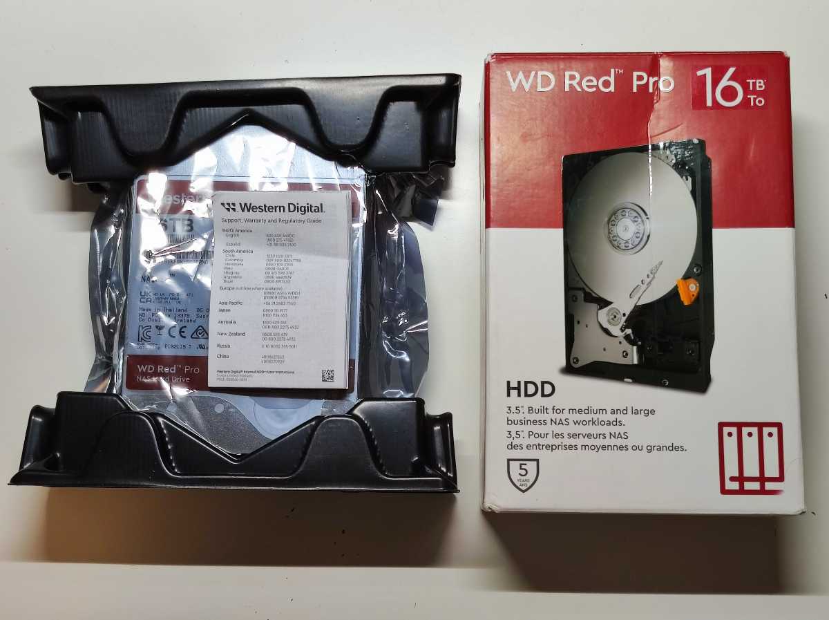 Yahoo!オークション - 【16TB HDD】WD Red Pro WD161KFGX