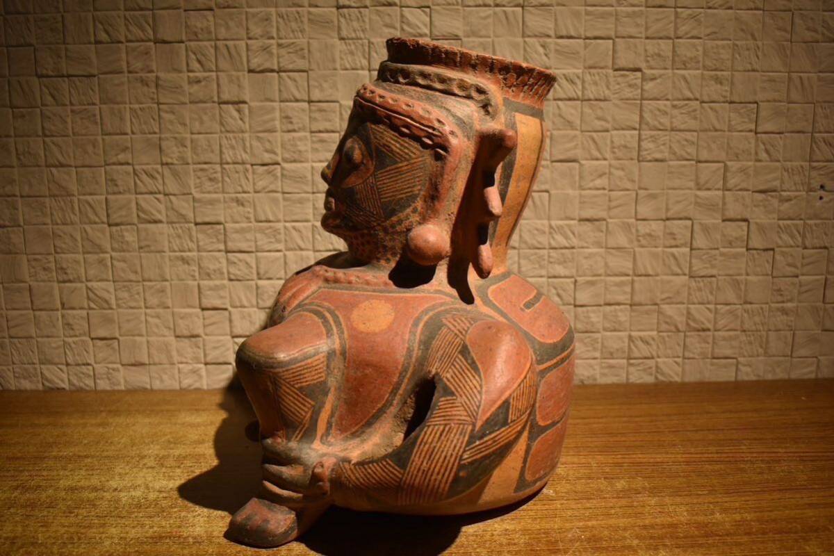 Yahoo!オークション - 【GE】Y410【コレクター所蔵品】古代メキシコ 彩...