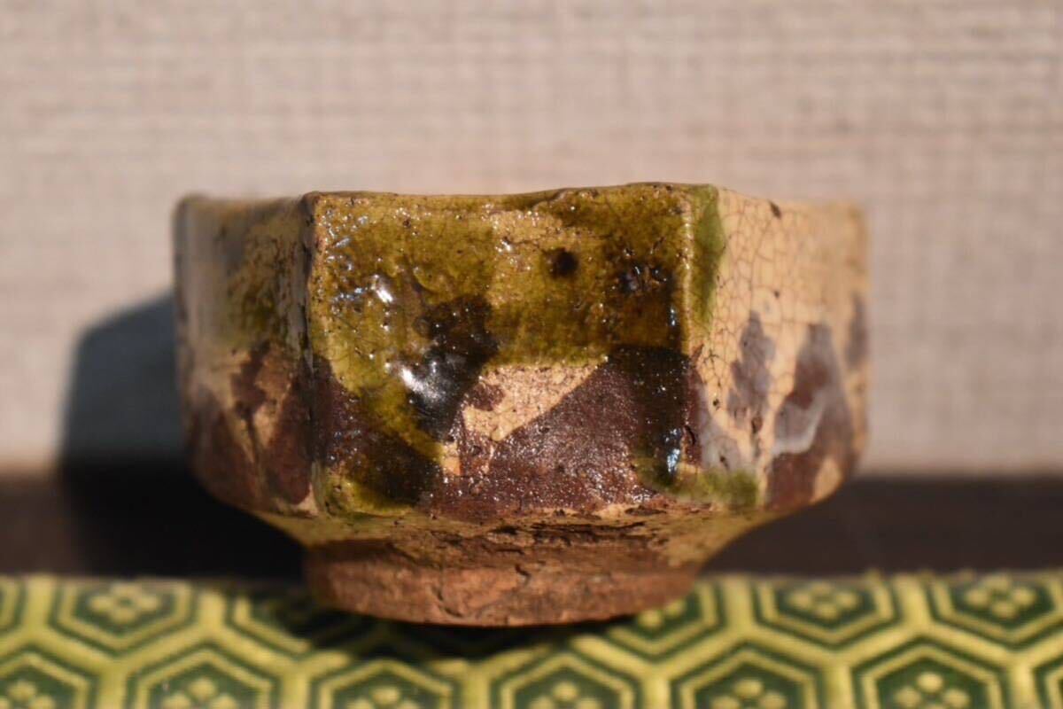 Yahoo!オークション - 【GE】Y627【コレクター所蔵品】時代 織部六角ぐ...