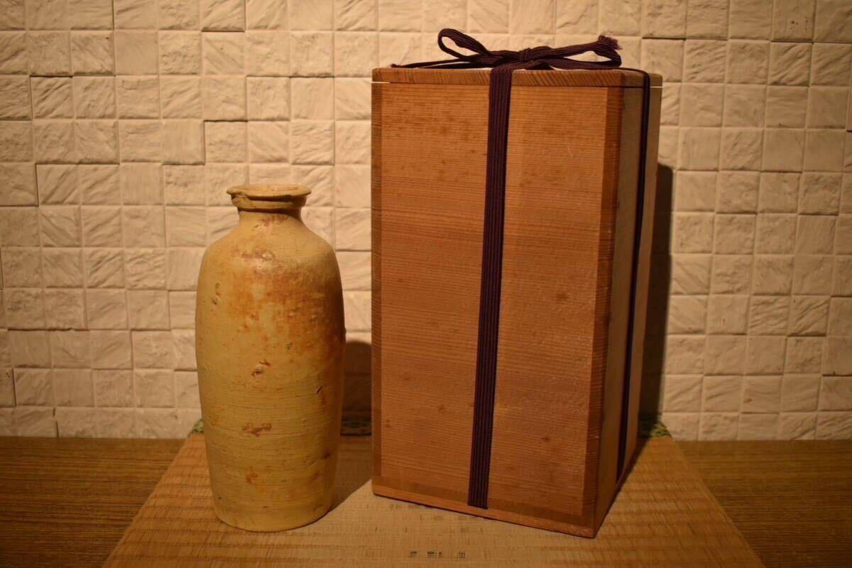 Yahoo!オークション - 【GE】M390【コレクター所蔵品】時代 黄瀬戸瓶 ...