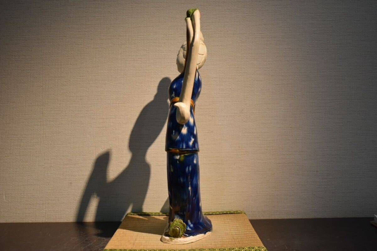 Yahoo!オークション - 【GE】Y739【コレクター所蔵品】時代 唐三彩人物...