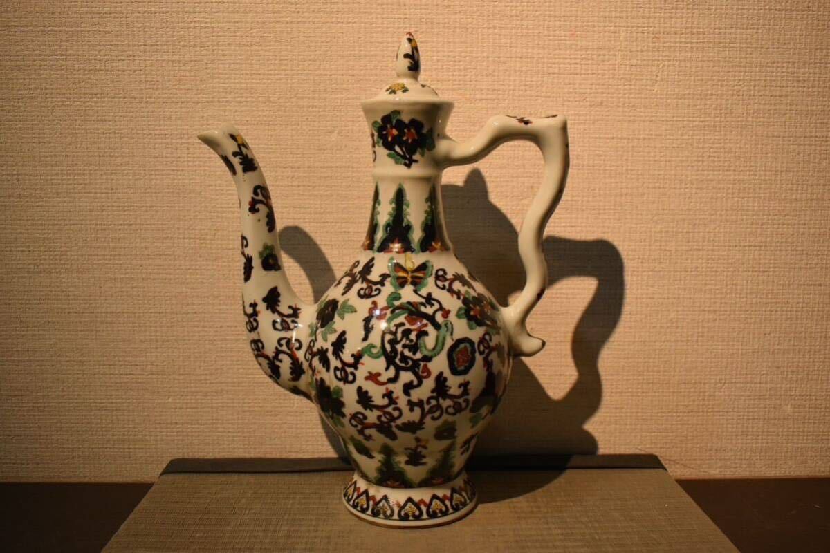 Yahoo!オークション - 【GE】R453【コレクター所蔵品】時代 色絵水注