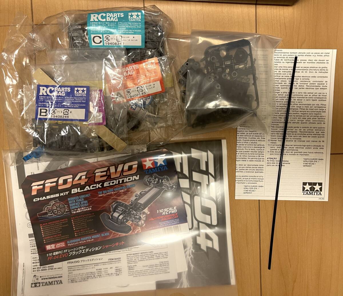 Yahoo!オークション - タミヤ 1/10RC FF-04 EVO ブラックエディション ...