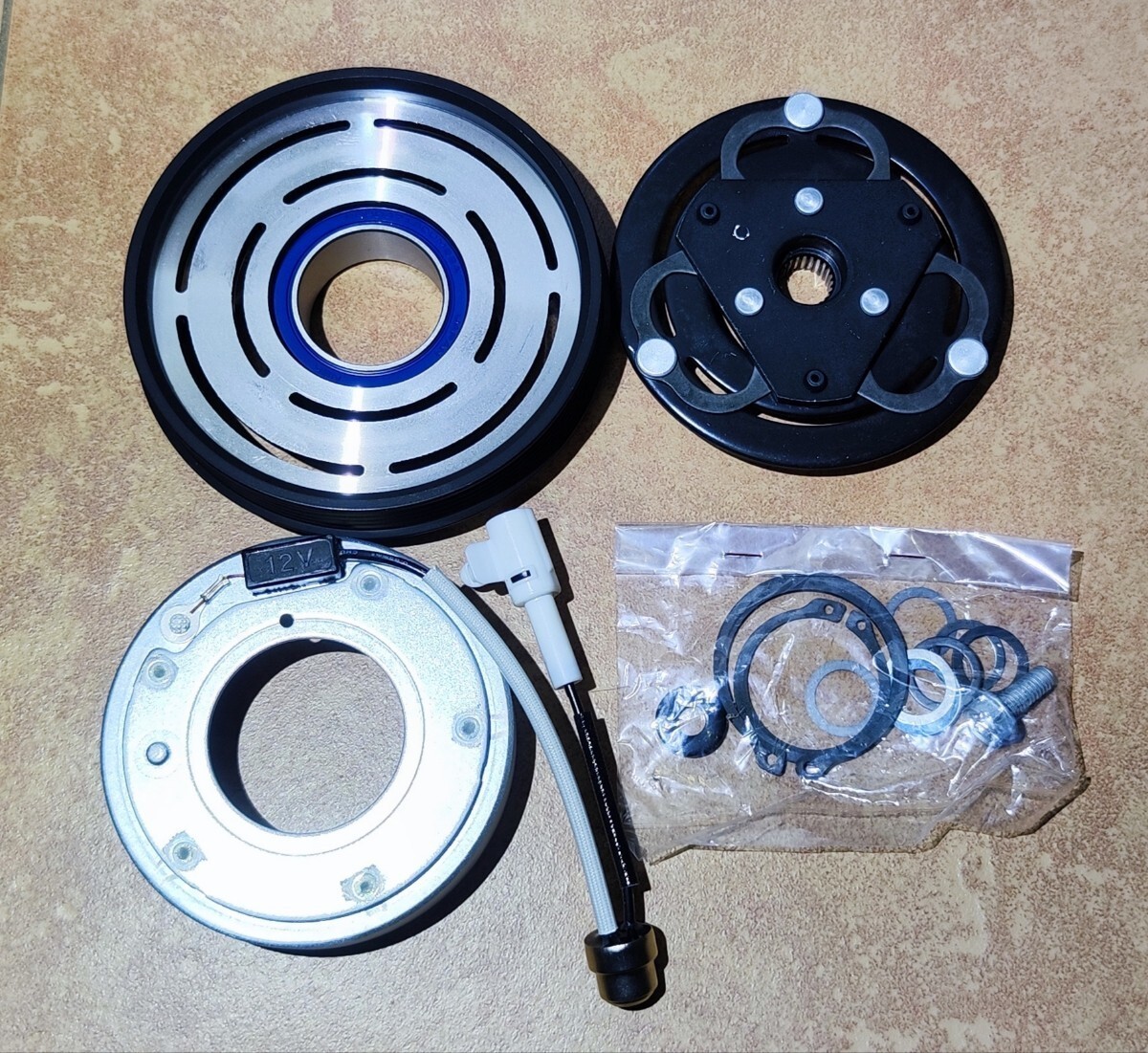 サンバーTT TV TW系 VALEO製エアコンコンプレッサークラッチASSY DKV-07G用 73111TC03# 506021-712#(スバル用)｜売買されたオークション情報 ...