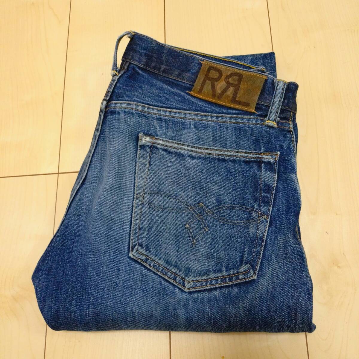 Yahoo!オークション - 【USA製】W31×32 RRL ダブルアールエル セルビ...