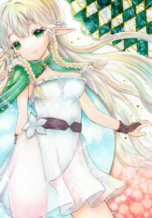 Yahooオークション 同人手描きイラスト エルトリンデ ユニコーンオ