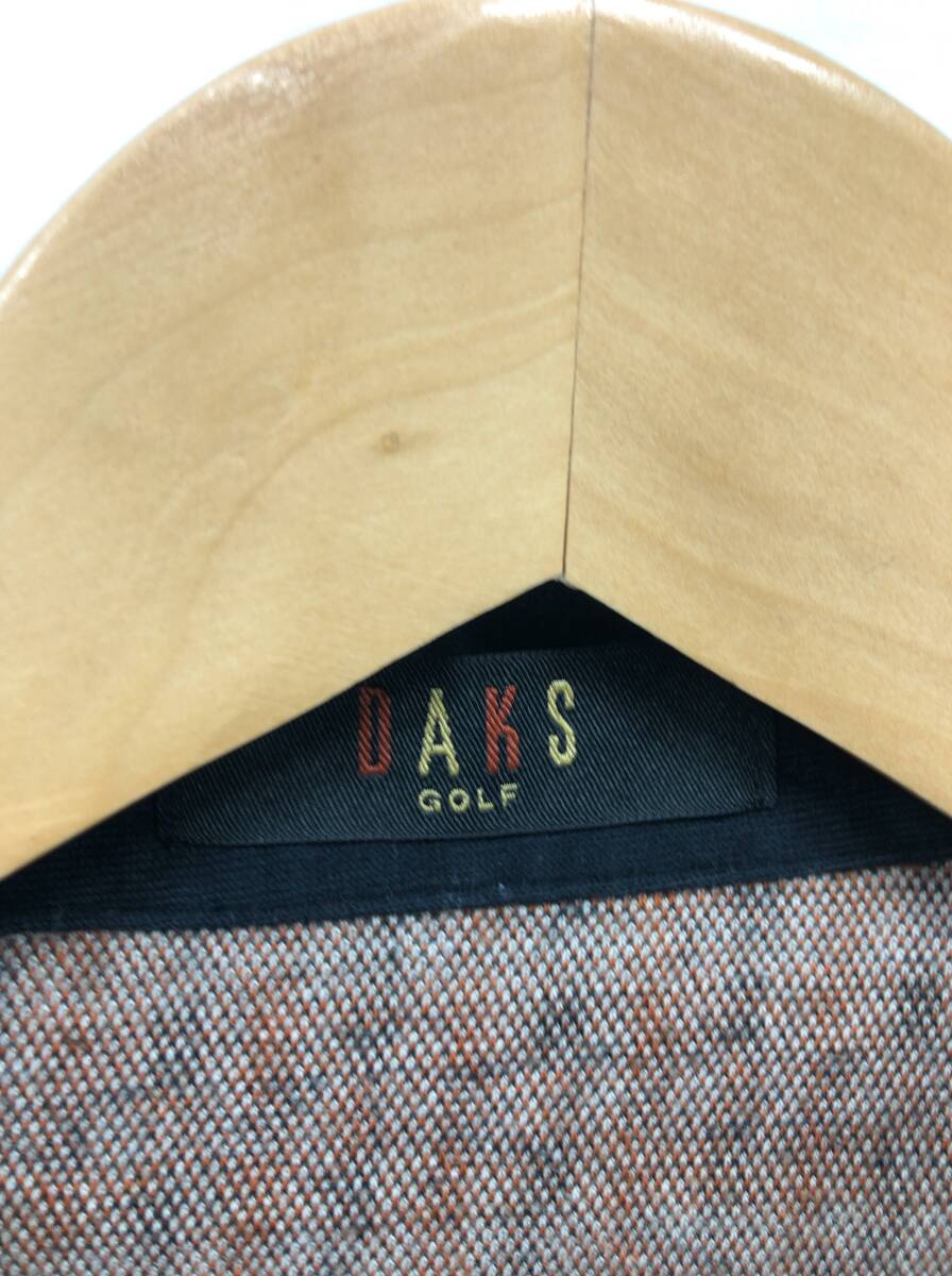 Yahoo!オークション - DAKS GOLF 長袖 ポロシャツ ニット チェック メ...