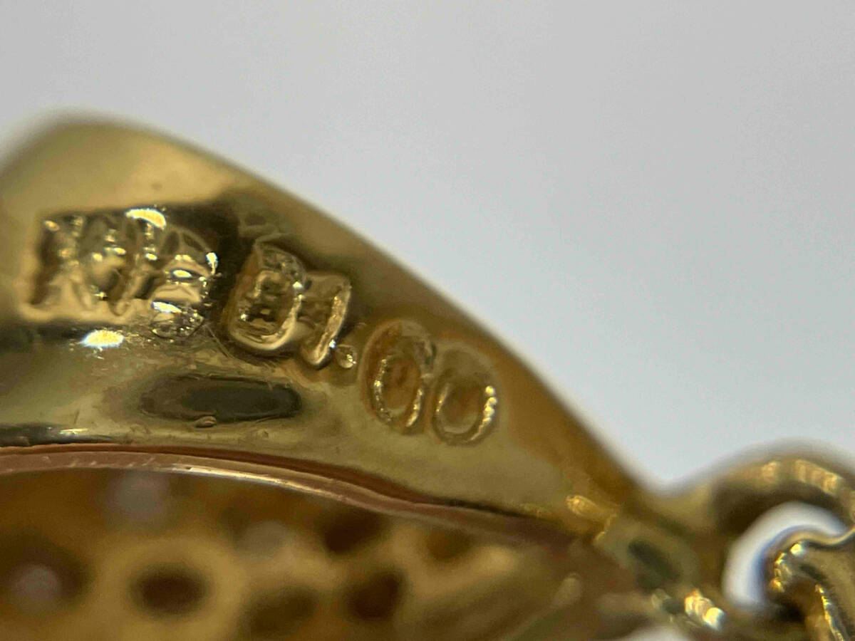 Yahoo!オークション - K18 ゴールド D1.0ct 総重量約3.3g トップ ペン...