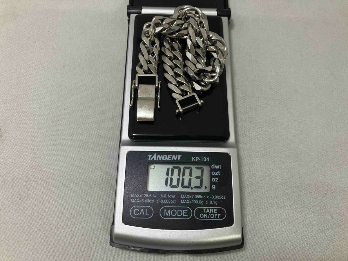 Yahoo!オークション - Pt850 プラチナ850 二面喜平ブレスレット 19cm 1...