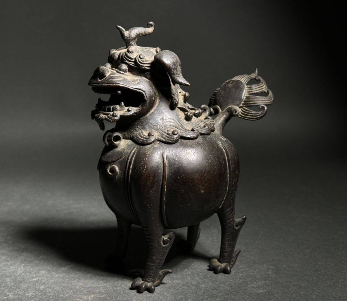古銅 獅子 香炉 置物(銅製)｜売買されたオークション情報、yahooの商品情報をアーカイブ公開 - オークファン（aucfan.com）