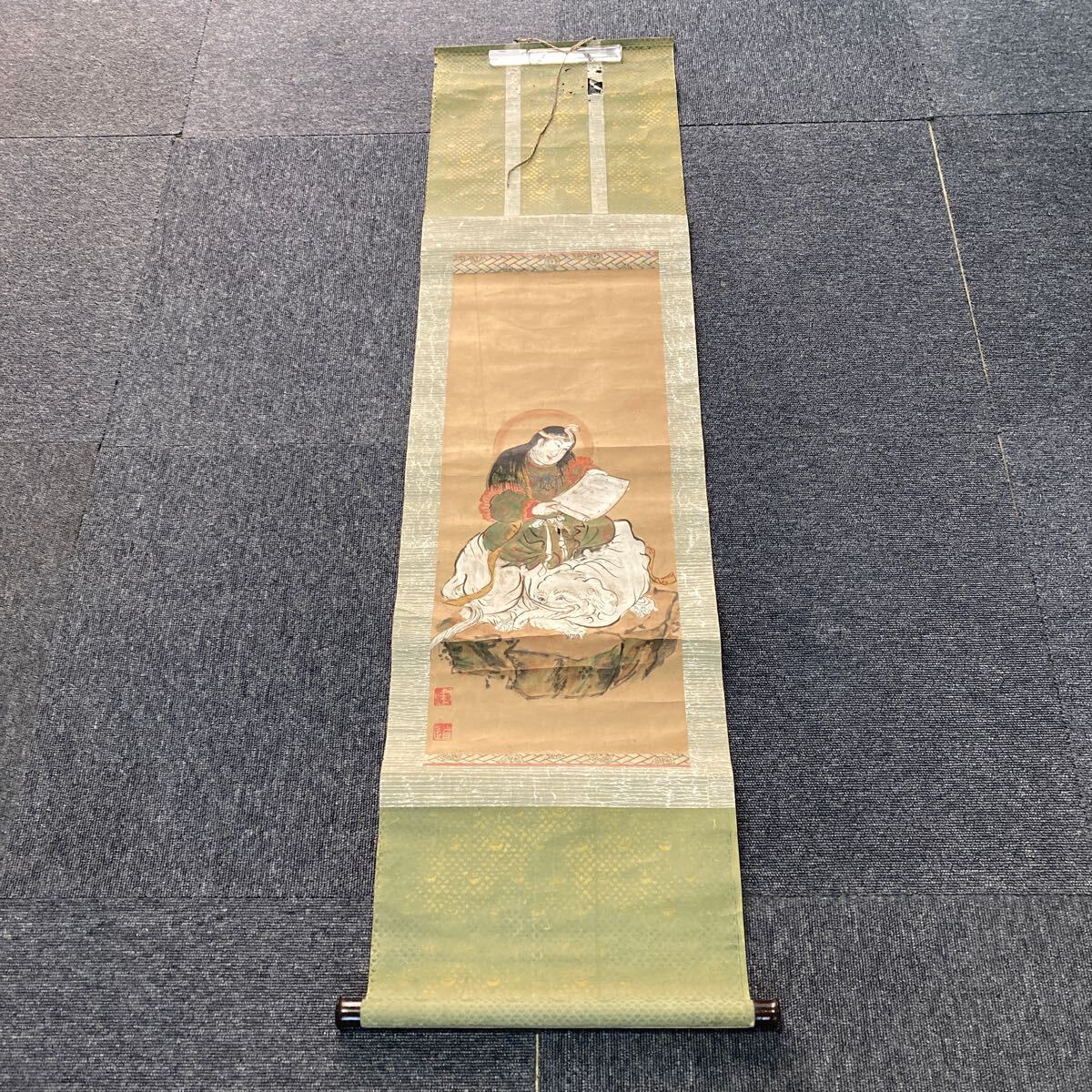 Yahoo!オークション - 【模写】掛軸 紙本 箱無 同梱可能 No.3759