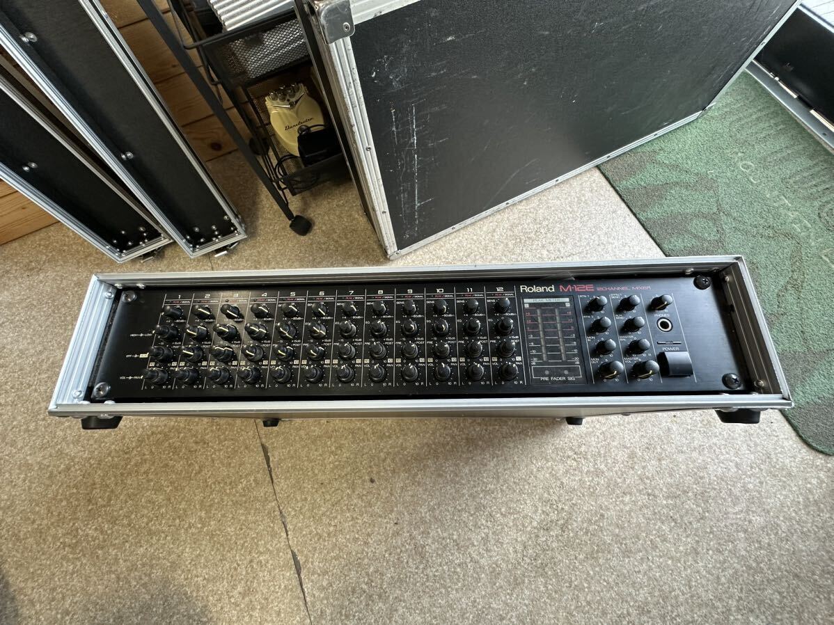 Yahoo!オークション - Roland 12CHANNEL MIXER M-12E ローランド ミキ...