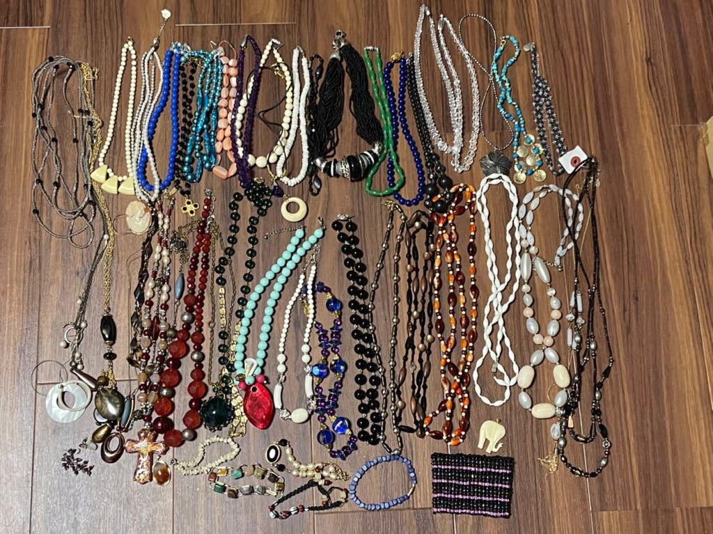 Yahoo!オークション - 1円〜大量アクセサリー 天然石 ネックレス パワ...