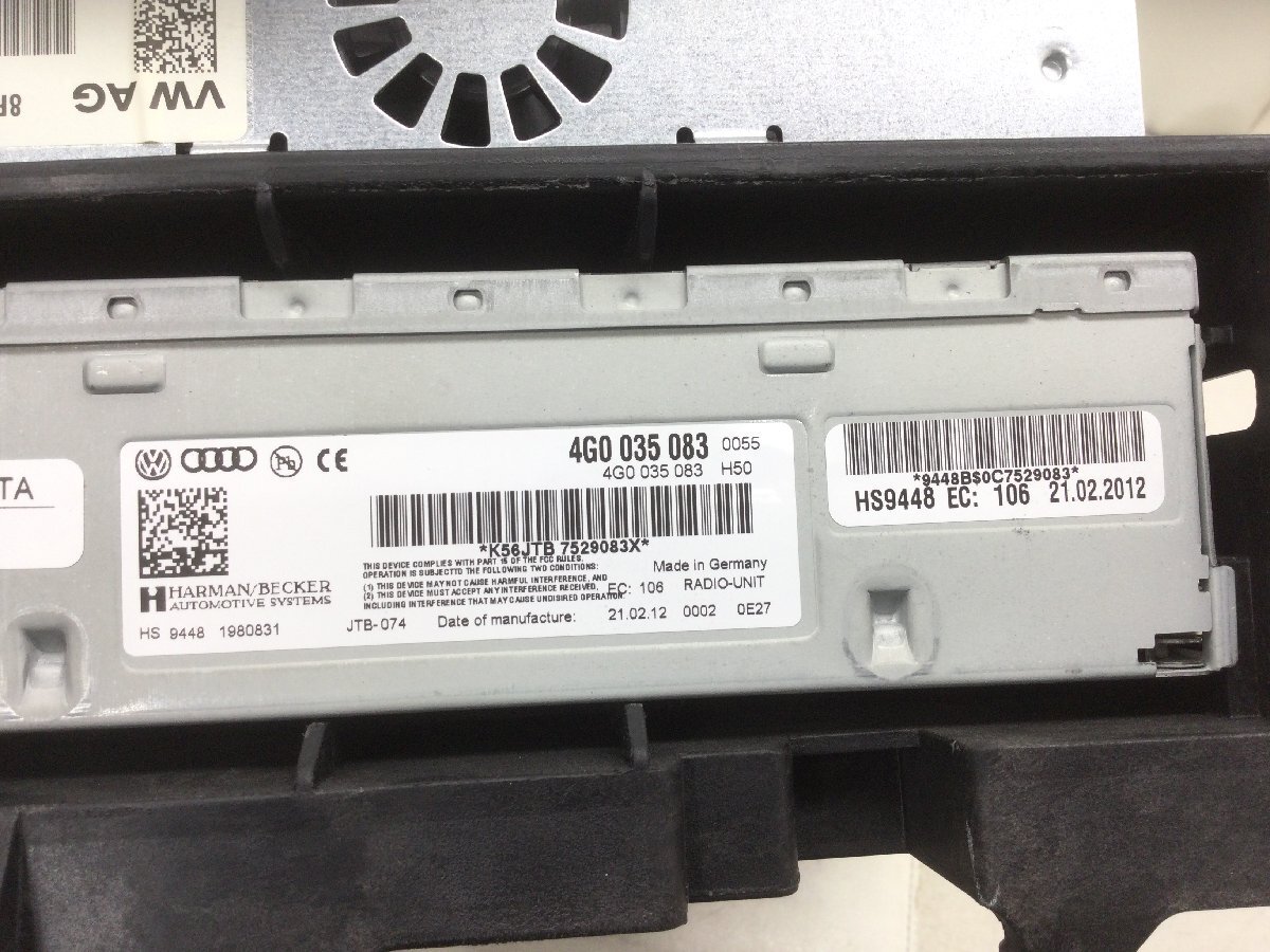 Yahoo!オークション - アウディ A4 DBA-8KCDN テレビチューナー ラジオ...