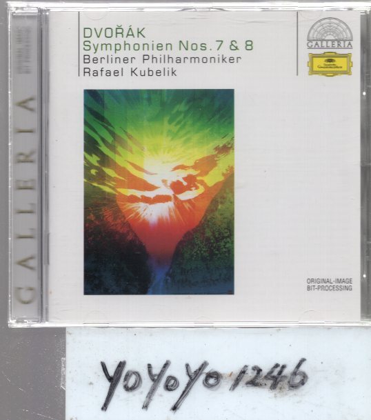 Yahoo!オークション - b315 ドヴォルザーク 交響曲第7番&8番/クーベリ...