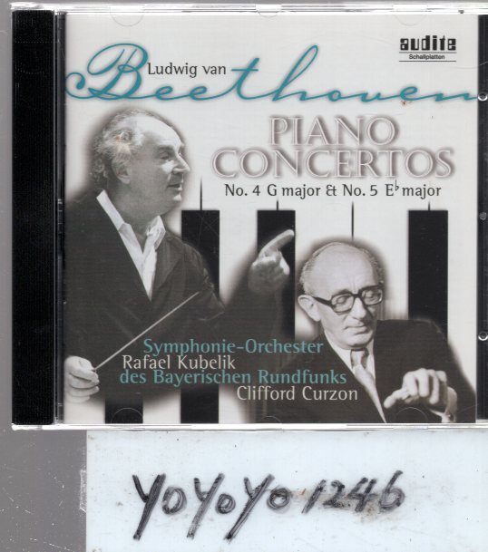 Yahoo!オークション - b489 ベートーヴェン ピアノ協奏曲第4番&第5番/C...