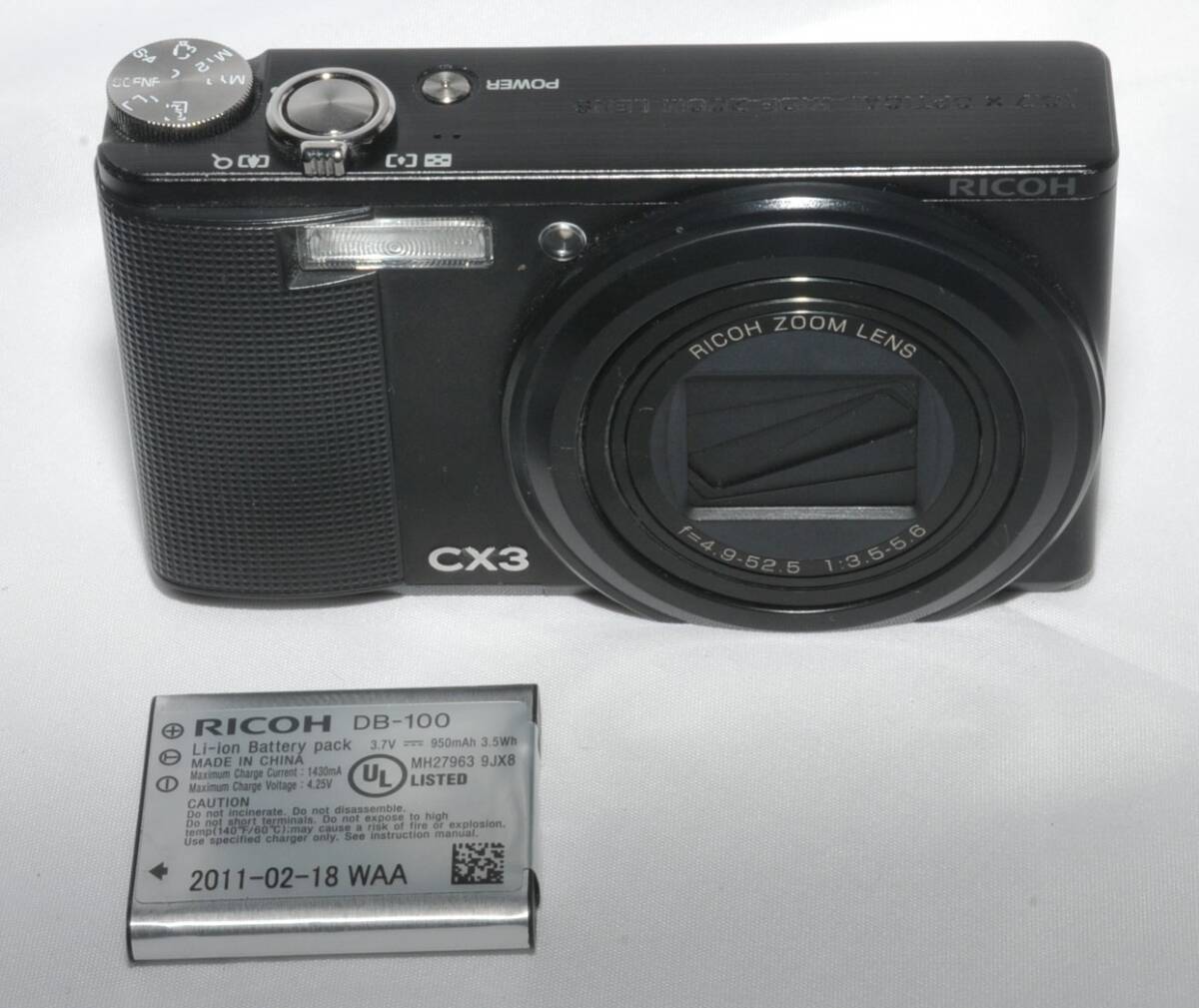 Yahoo!オークション - RICOH リコー CX3 ブラック