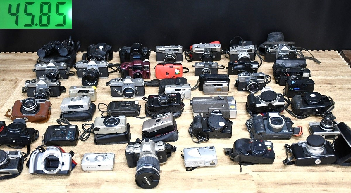 Yahoo!オークション - NY4-161【現状品】カメラまとめ 総重量 約46㎏