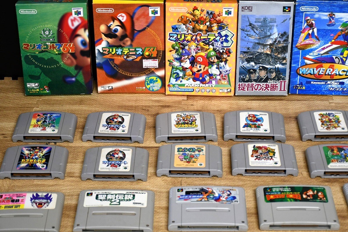 Yahoo!オークション - NY4-63【現状品】ゲームソフトまとめ 任天堂 ロ...