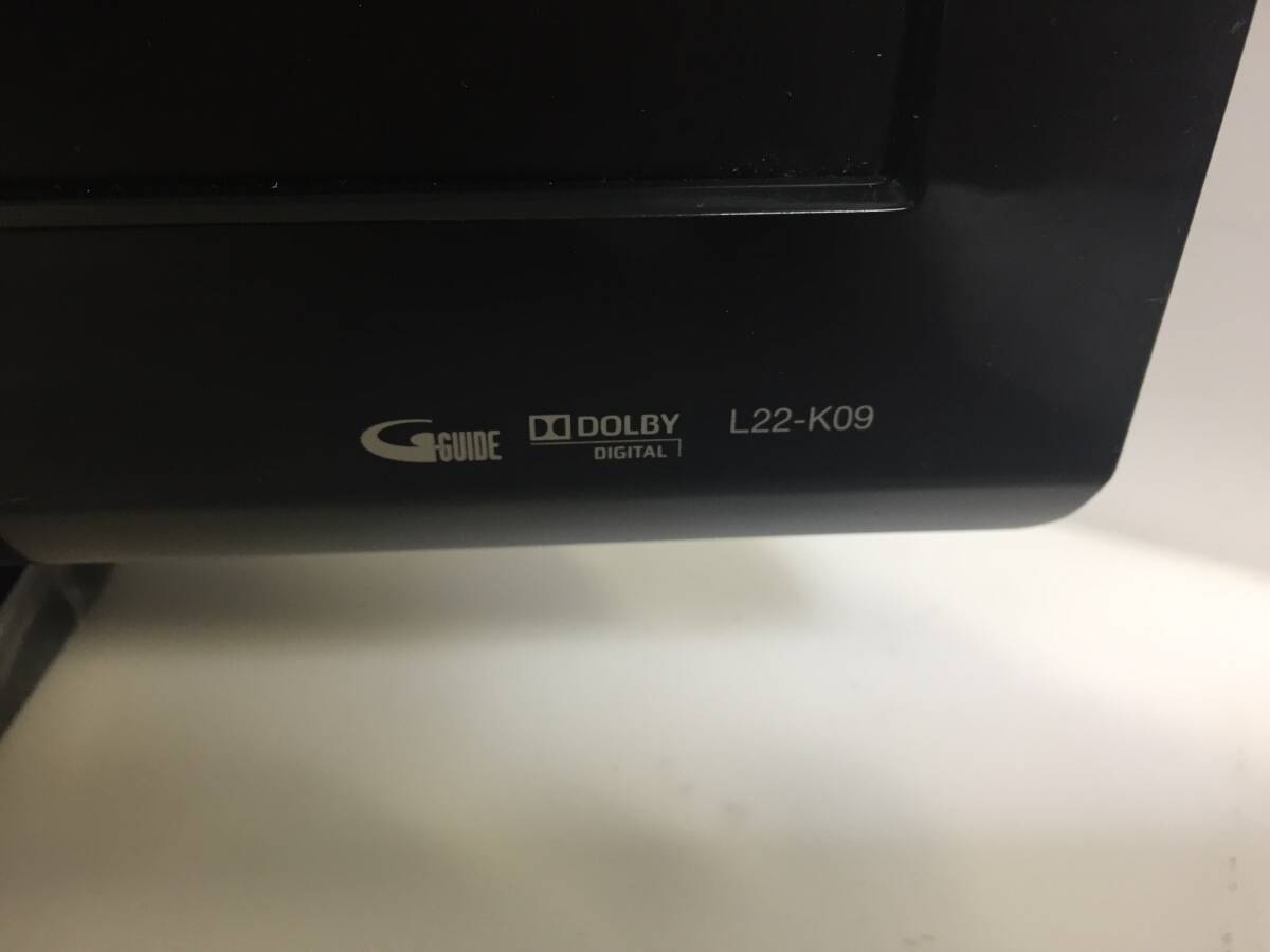 Yahoo!オークション - HITACHI 日立 Wooo 22型 LED液晶テレビ L22-K09...