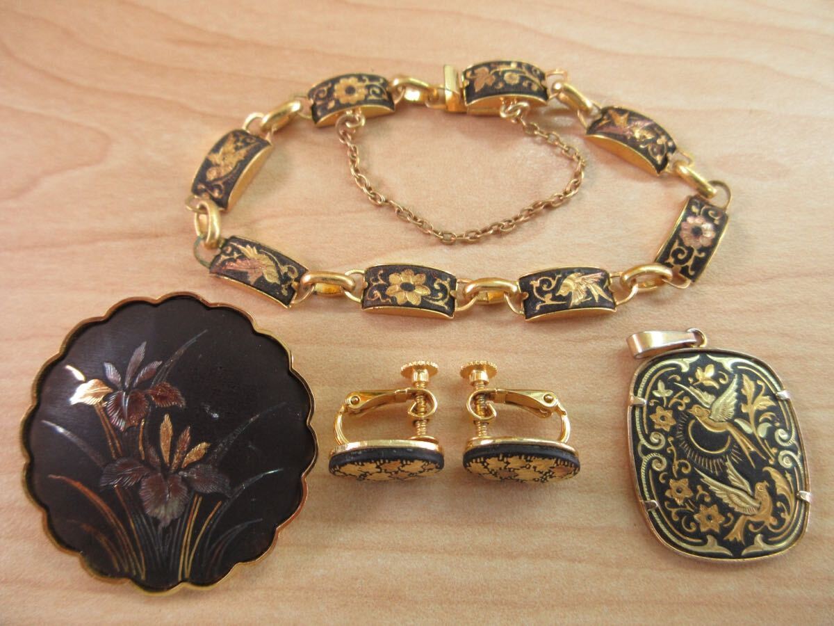 Yahoo!オークション - B94 ぞうがん 象嵌 ゾウガン ダマスキナード 金...