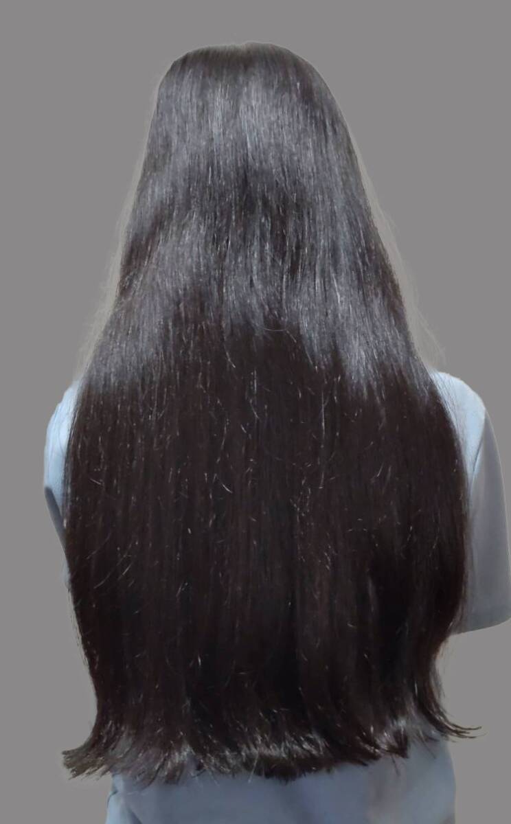 Yahoo!オークション - 毛束 髪束 髪の毛 日本人 38cm 126g