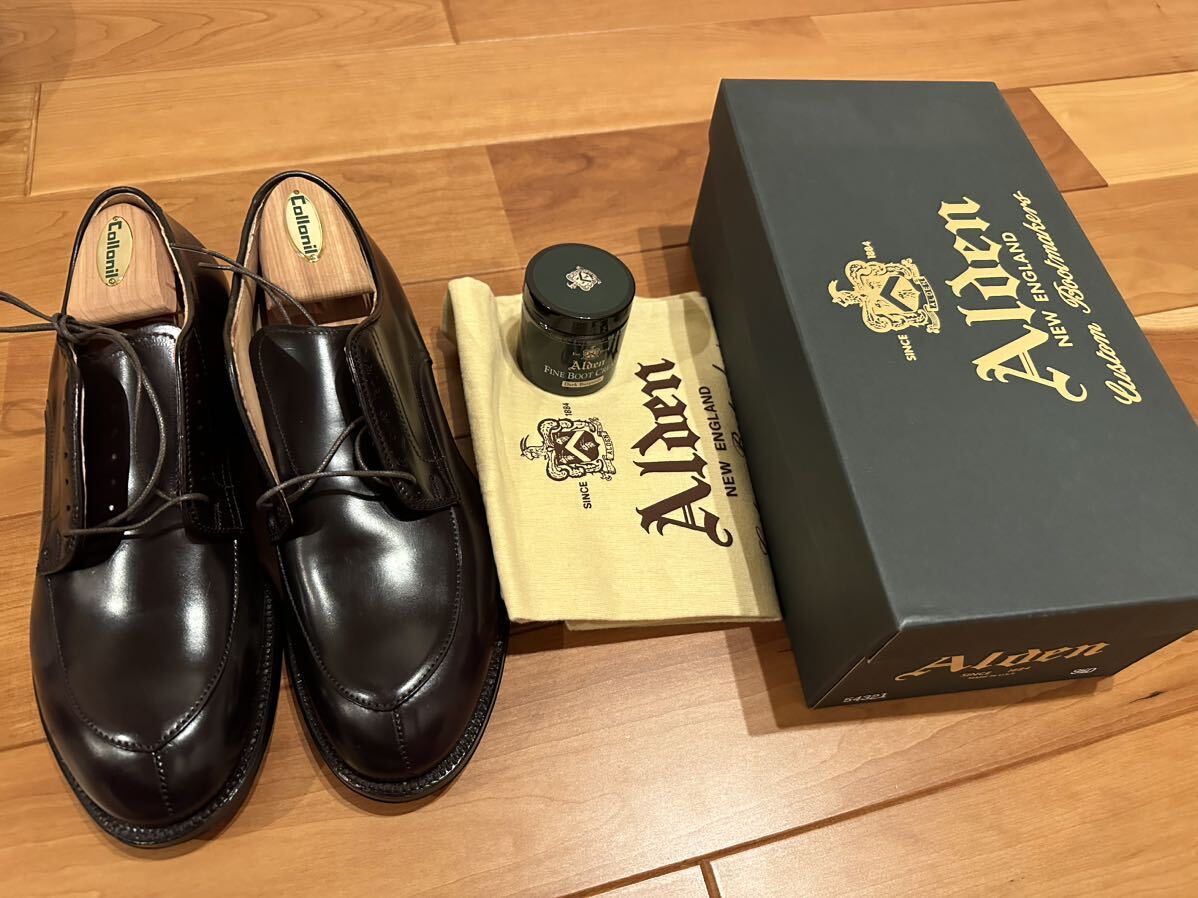 オールデン 未使用品 新品 Vチップ コードバン alden black オールデン 未使用品 新品 Vチップ コードバン alden black