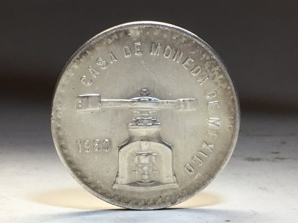 Yahoo!オークション - A615 メキシコ 大型アンティークコイン カーサ ...