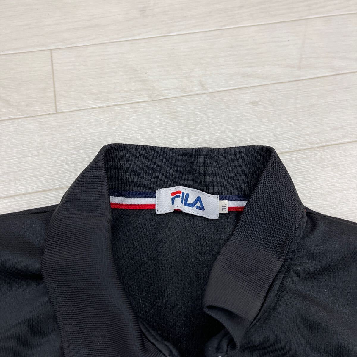 Yahoo!オークション - 1431 FILA フィラ トップス シャツ ハーフジップ...