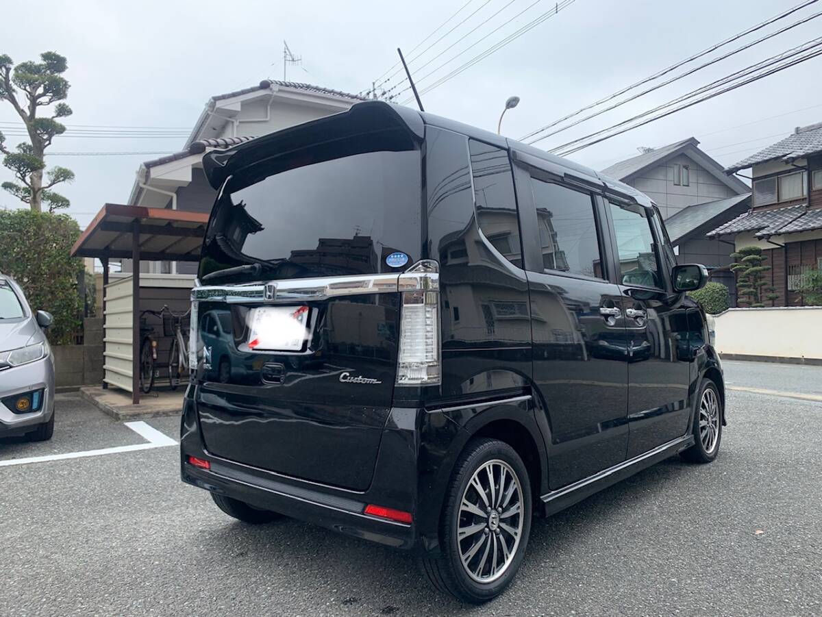 Yahoo!オークション - 福岡発 H24年式 N-BOX カスタムGターボ・PKG 両...