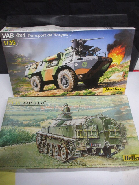 Yahoo!オークション - Y965/未組立 保管品 Heller 1/35 ミリタリー VAB...