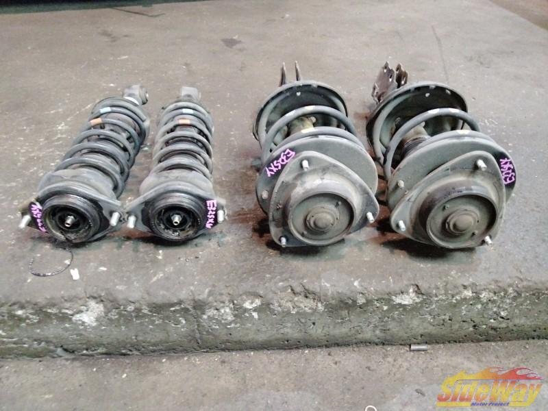 Yahoo!オークション - L_インプレッサ(GH8)純正ショック+バネ1台分【E3...