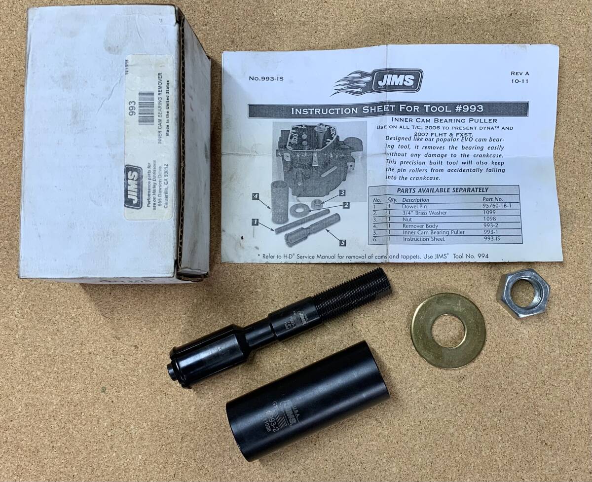 Yahoo!オークション - 未使用 JIMS 993 インナーカムベアリングリムー...