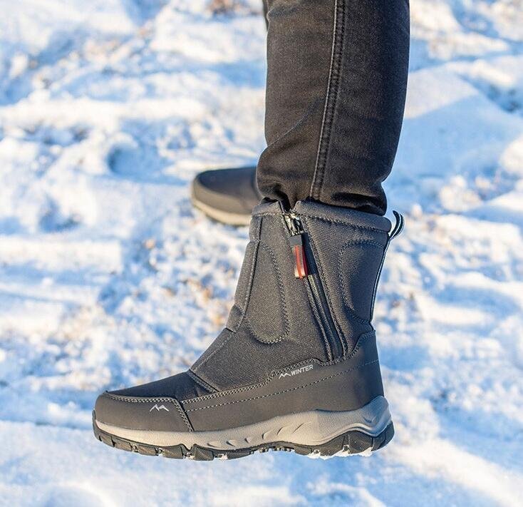 Yahoo!オークション - 新作 新品 冬 スノーブーツ メンズ シューズ 裏...