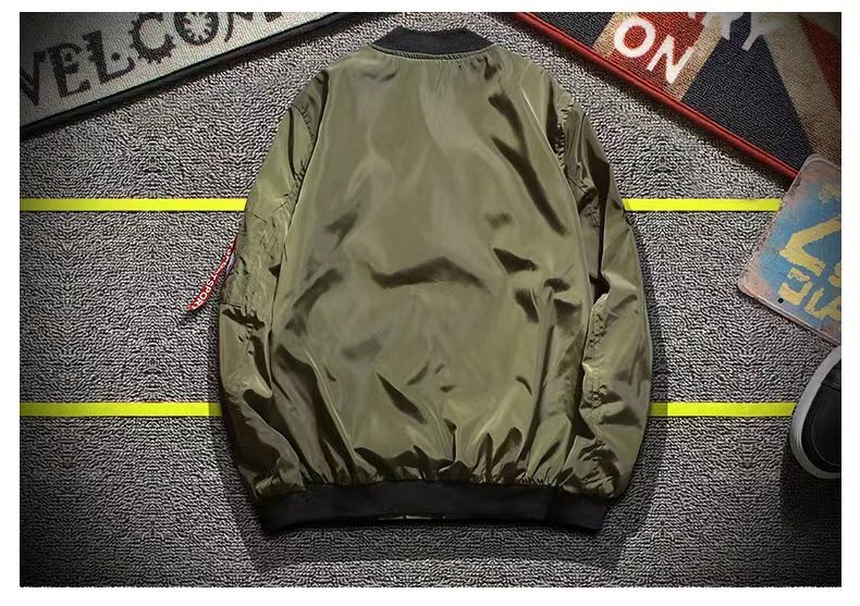 Yahoo!オークション - LRM068 フライトジャケット グリーン 春 メンズ...