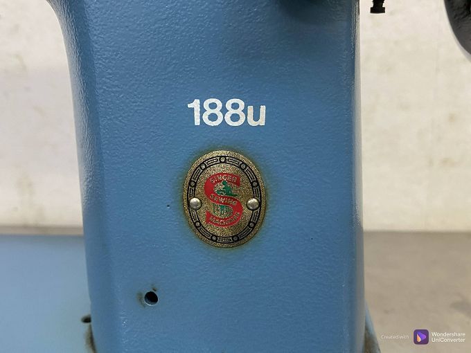 Yahoo オークション D067 Singer Blue Champion 188u シンガー 工業