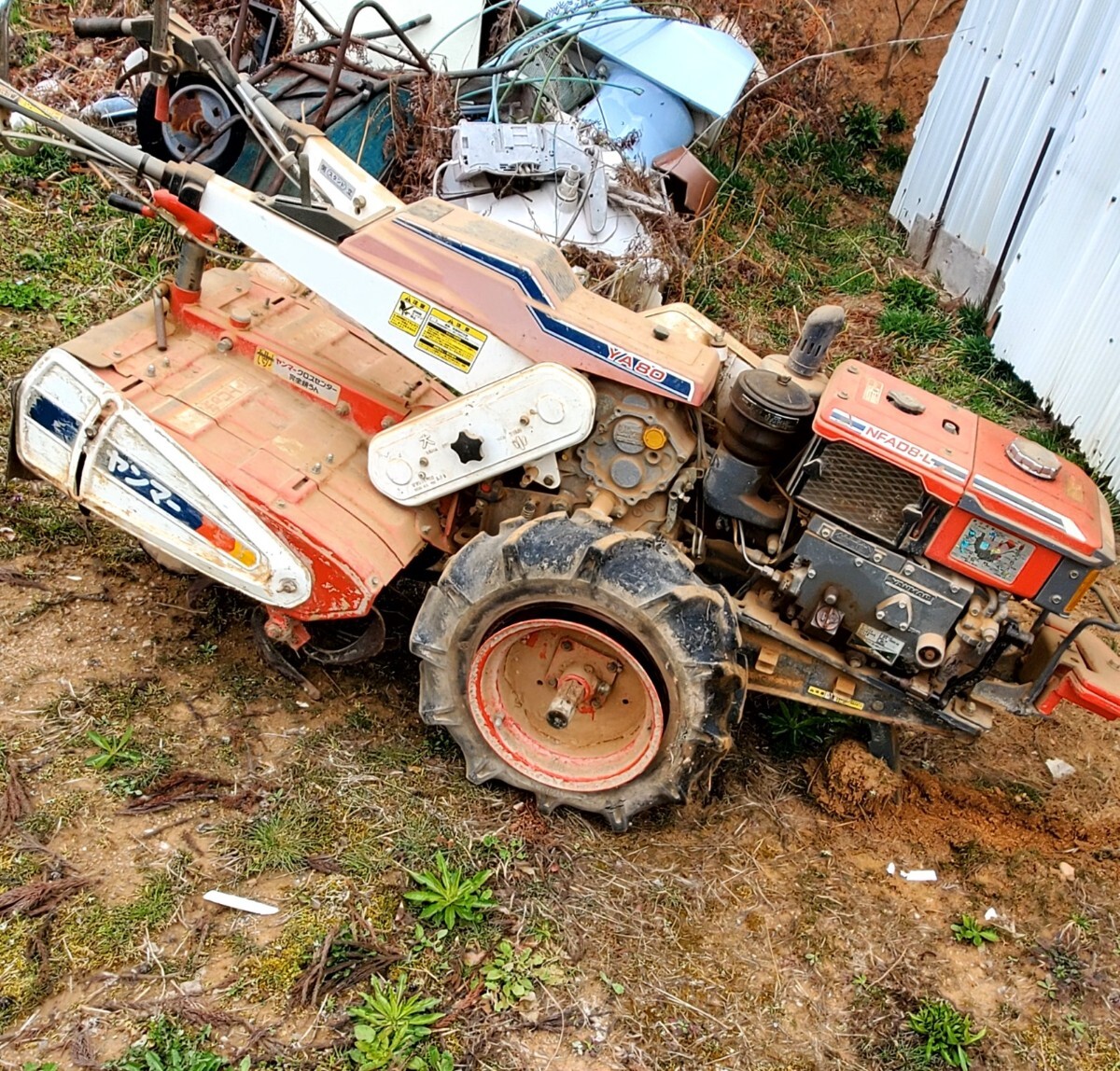 Yahoo!オークション - ヤンマー耕運機 YA80 NFAD8-L 現状ジャンク 直接...