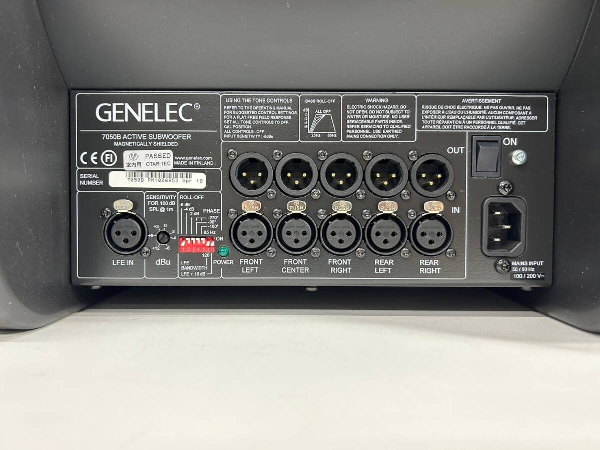 Yahoo!オークション - 4-4-16 GENELEC ジェネレック サブウーファー 70...