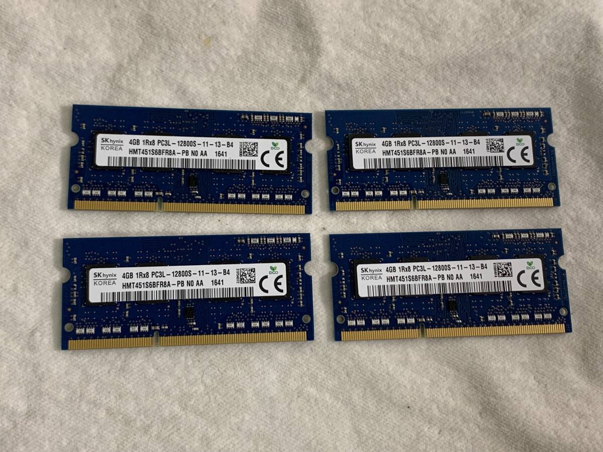Yahoo オークション Skhynix 4gb 1r×8 Pc3l 12800s 11 13 B4 4枚