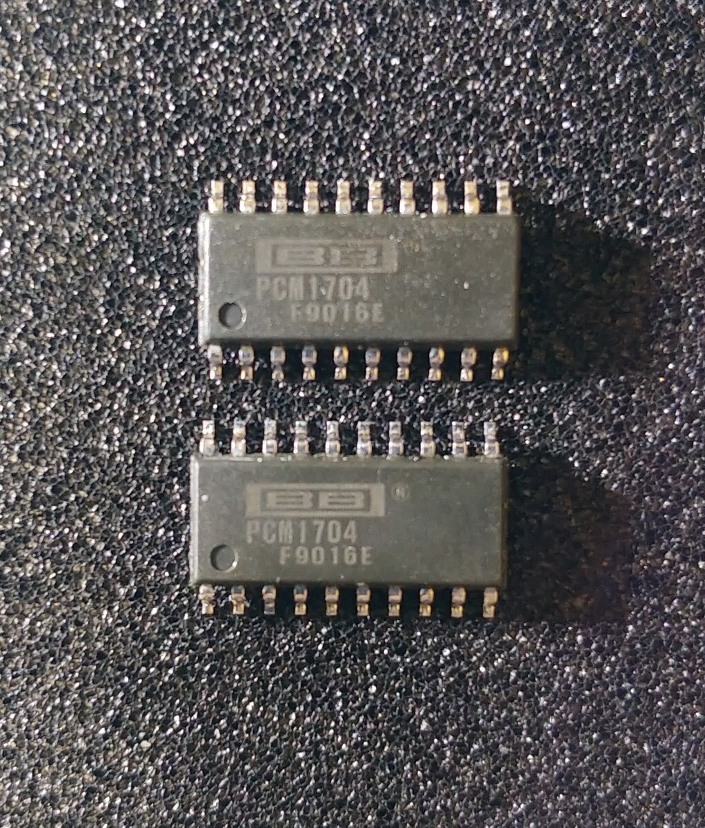 PCM1704 Burr-Brown社 1セット(PCM1704×2個) 中古(DAC基盤 PCM1704 Burr-Brown社 1セット(PCM1704×2個) 中古(DAC基盤