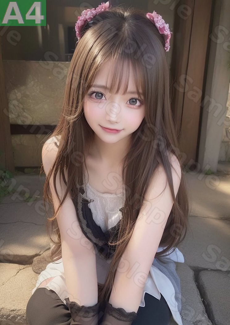 Yahoo!オークション - A4サイズ[B9494z] 実写風AIイラスト 超写実絵画...